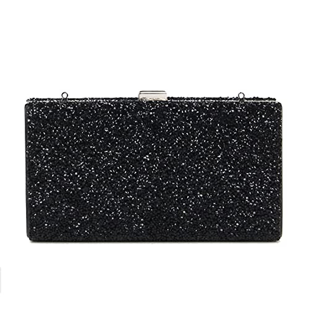 LUI SUI Women Glistening Evening Clutch Bags Envelope Rhinestone Purse Crossbody Bag Wedding Party Bridal Prom Handbag