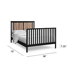 Suite Bebe Connelly Crib to Conversion Kit Only Adjustable in Quick Ship, Black