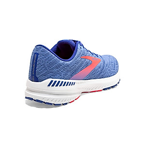 Brooks Womens Ravenna 11 Running Shoe - Cornflower/Blue/Coral - D - 7.5