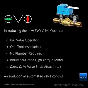 YoLink Smart Water Valve Controller, with Bulldog Water Valve Manipulator, Easy No-Plumber DIY Installation, Remote Control, Compatible with Alexa/Google Assistant, IFTTT - YoLink Hub Required…