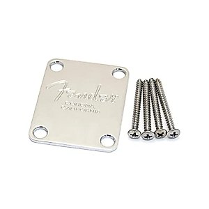 Fender American Standard Bqass Neck Plate - Chrome