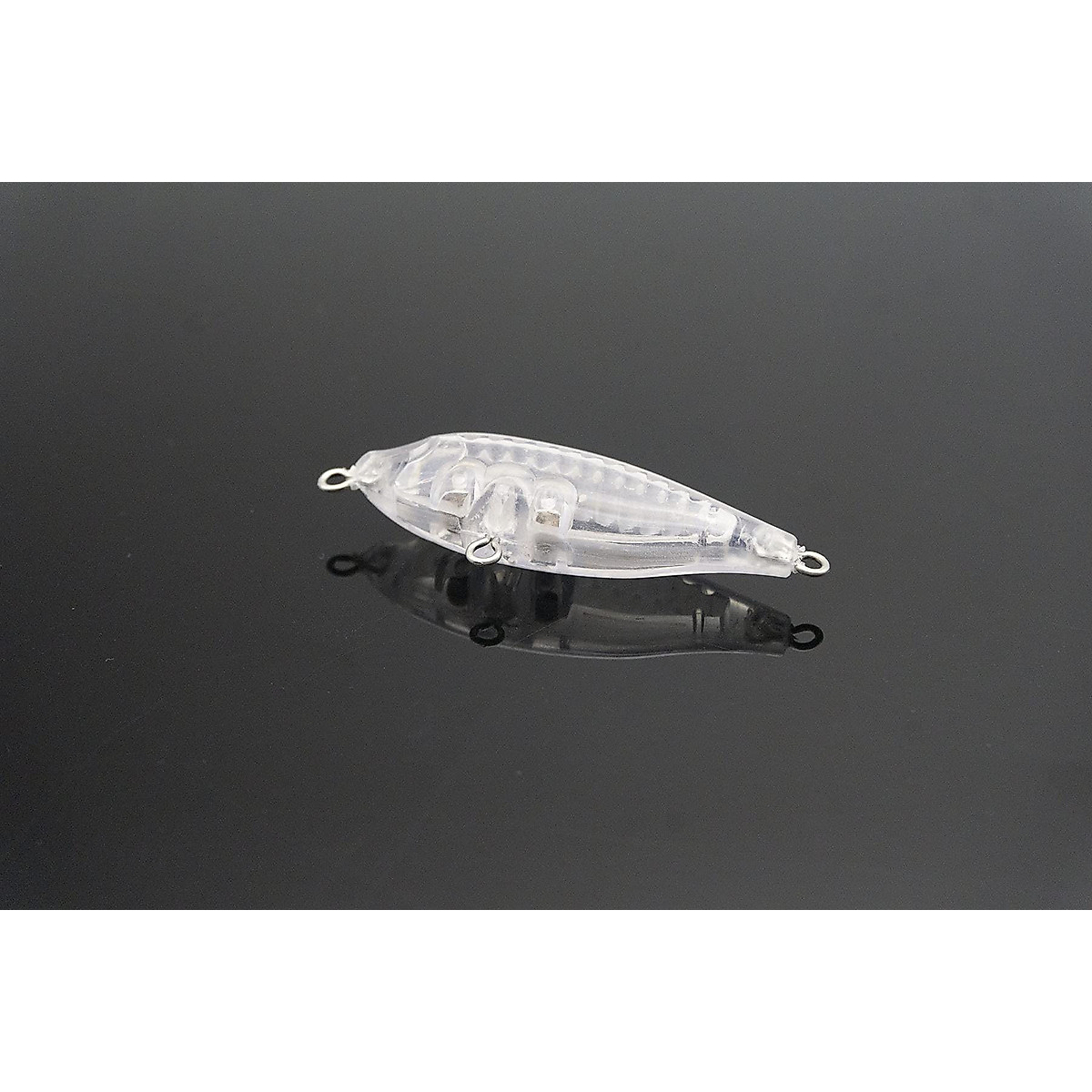 10PCS Unpainted Lure Blanks 2.64g 5cm with Special Eye Fishing Eye Crankbait Simulation Blank Body Clear Hard Baits Trout Salmon Minnow Lure Popper Lures Topwater Freshwater 8267 Special Eye