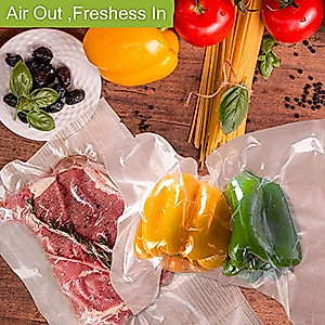 VacYaYa Vacuum Sealer Bags Rolls with BPA Free and Heavy Duty,Commercial Grade Vaccume Seal Bags Rolls Work with Any Types Vacuum Sealer