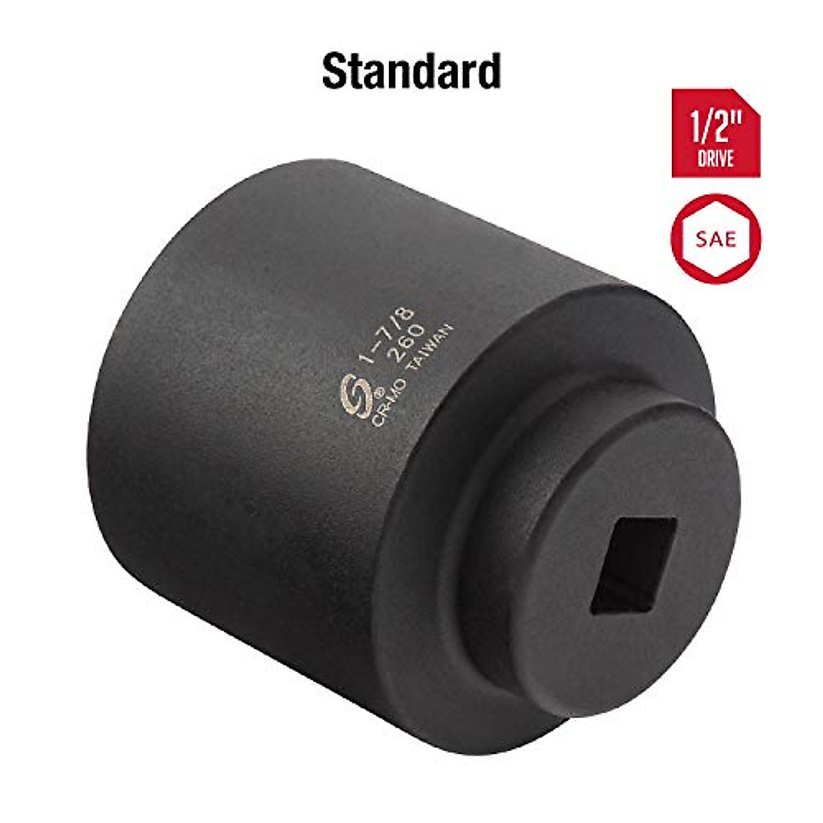 Sunex 260 1/2-Inch Drive 1-7/8-Inch Impact Socket