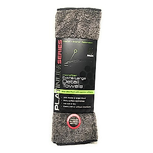 All Purpose 3 PACK Microfiber Towels Extra-Large 16x14in Platinum Series Detail Towels