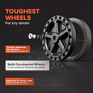 Camco Rhino Heavy Duty 36 Gallon Durable UV Stabilized Leak Free Portable Odorless Waste Holding Hose with RV Tote Tank and Accessories