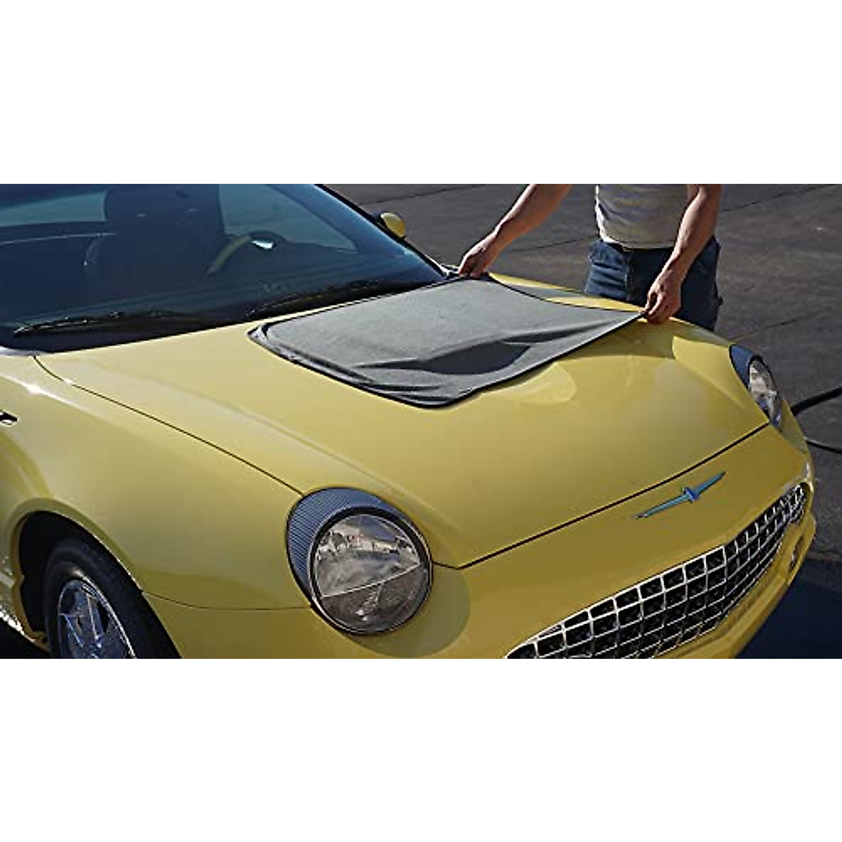 303 Products Waffle Weave Drying Towel - Premium and Ultra Absorbent - Safely Dries Paint Without Scratching - Perfect for Use After Car Wash, 1 Pack (39015)