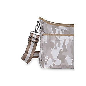 Haute Shore - Perri Crew Puffer Crossbody Bag, Beige Camo