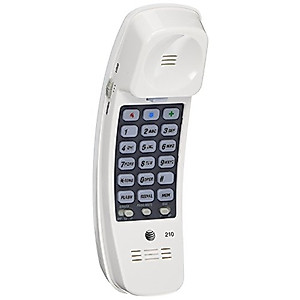 ATT 210 Corded TRIMLINE Phone with 13-Number Memory