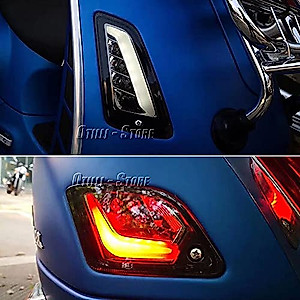 New Motorcycles GTS150 GTS250 GTS300 LED Rear and Front Turn Signal Light For Vespa GTS 150 300 GTV 250 GTV300 Tail Light (Front and Rear)