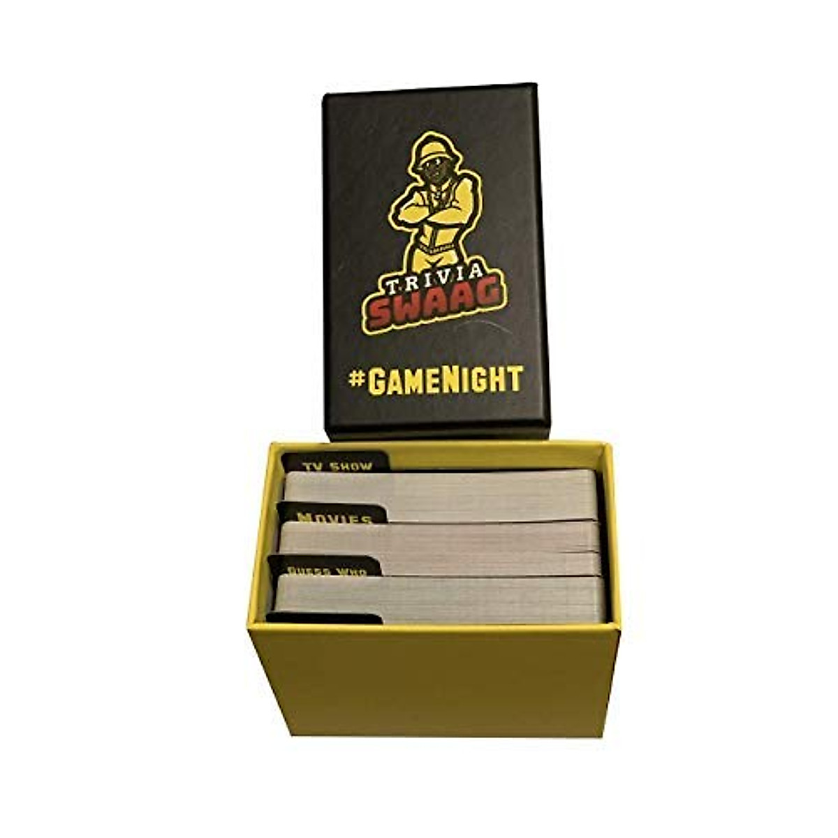 Trivia Swaag - A Black 80's and 90's Trivia Game for The Culture - Fun Pop Quiz on TV Shows, Movies & Actors - Cards Great for 80's Gifts, 90's Gifts, Game Night & Parties (Adult Game) by iSwaag ENT