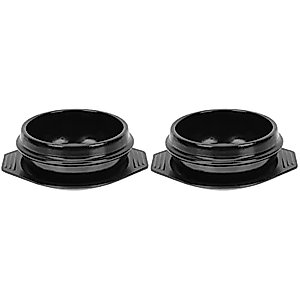 Yardwe Korean Dolsot Bowls Korean Cooking 2 dolsot Bowl Korean Pot Korean dolsot Bowl Bowl Korean Cooking Bibimbap Bowl