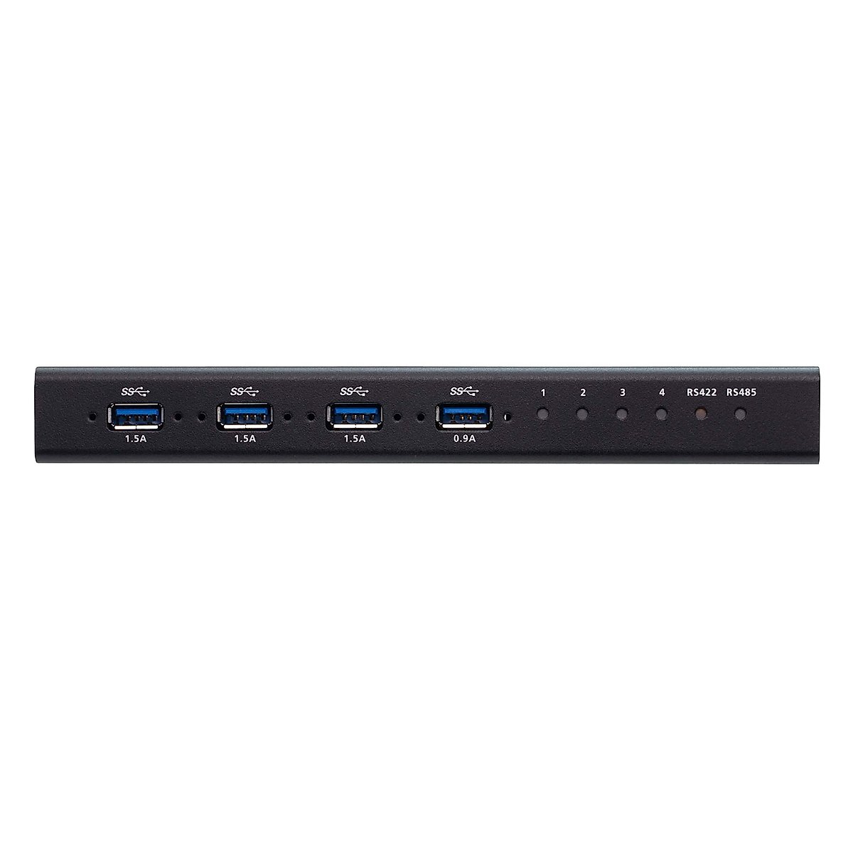 ATEN US3344I 4 x 4 USB 3.2 Gen 1 Industrial Hub Switch, Includes Mounting Kit, Remote Port Selector and Terminal Block Adapter Set