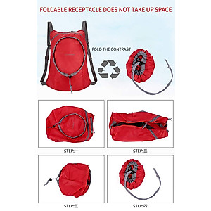 Scotry Ultra Lightweight Packable Travel Backpack, Man Women Foldable Handy Daypack for Camping Outdoor Hiking Cycling (Orange)