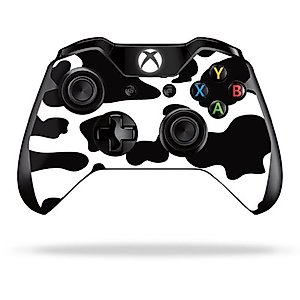 MightySkins Skin Compatible with Microsoft Xbox One or One S Controller - Cow Print | Protective, Durable, and Unique Vinyl wrap Cover | Easy to Apply, Remove, and Change Styles | Made in The USA