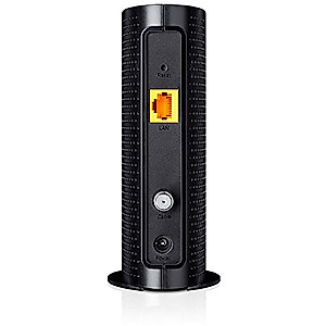 TP-Link TC-7610 DOCSIS 3.0 (8x4) Cable Modem. Max Download Speeds Up to 343Mbps. Certified for Comcast XFINITY, Spectrum, Cox, and more. Separate Router is Needed for Wi-Fi