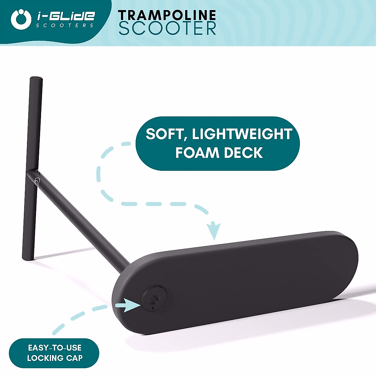 Trampoline Professional Scooter - Pro Scooters - Stunt Scooters for Kids, Teens - Quality Foam Scooter Deck, Pro Scooter Bars - Super Lightweight - Ready 2 Ride Trick Scooter…