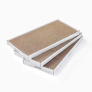 Cardboard Scratcher Pad Scratching Post:Smartbean 3PCS Cat Cardboard,Cat Scratch Pad,Cat Post,Double-Sided Design for Double Life