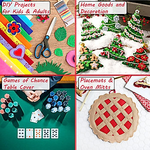 Barcelonetta | Felt Fabric | 72" Wide | 1.6mm Thick | Acrylic & Soft | Felt by The Yard | Felt for DIY Crafts, Projects, Sewing (White, 2 Yard)