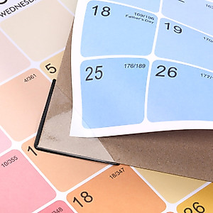 2023 Desk Calendar - Large Desk Calendar 2023, 12'' x 17'', January 2023 - December 2023, Cut-line for Tearing Off, 2 Corner Protectors & Hanging Holes, Perfect Desk/Wall Calendar for You