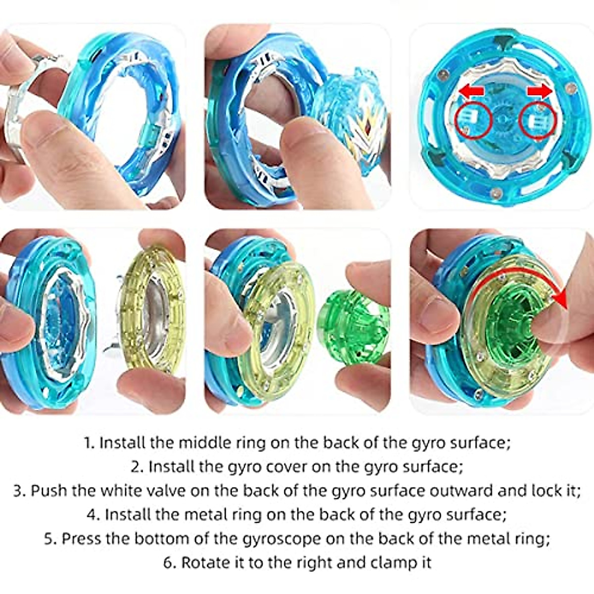 Battling Tops Burst Superking B-202 Gyro Toys for Kids with Launcher (B-202)