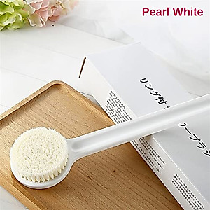 INGVY Dry Brushing Body Brush Long Handle Body Brush Back Back Bath Shower Sponge Scrubber Exfoliating Scrub Skin Massage Exfoliation Bathroom Set Accessories