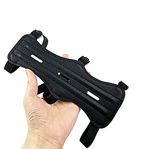 Zelerdo 5 Pack Archery Arm Guards Leather Forearm Protector Adjustable Bow Armguard
