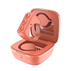 SOFAMIRI TIK Tok Remote Control Scrolling Ring TikTok Bluetooth Page Turner Media Button Clicker Music Control for iPhone iPad Camera Wireless Remote Shutter Selfie Button (D01, Orange)