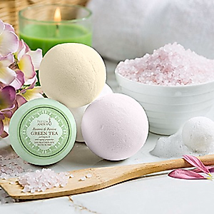 Mind Body Balance Aromatherapy Bath Bomb Gift Set: Relax, Rejuvenate and Revitalize Your Body, Mind and Soul with 6 Refreshing and Aromatic Scents
