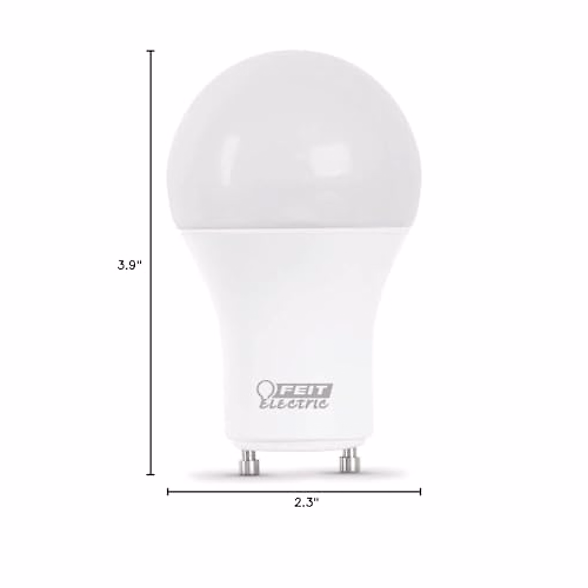 FEIT A60DM827GU2410KLED/2 800 Lumen 2700K Dimmable LED - 2-Pack