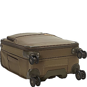 Briggs & Riley Baseline 22 inch Softside Carry On Luggage with Spinner Wheels 22 x 14 x 9. Expandable Suitcase with Compression Packing System, Black