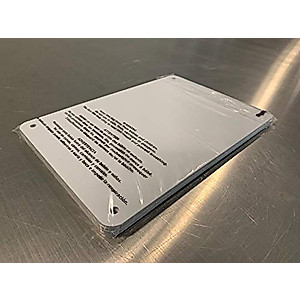 Sign Blanks White 7x10 PVC 2mm (10)