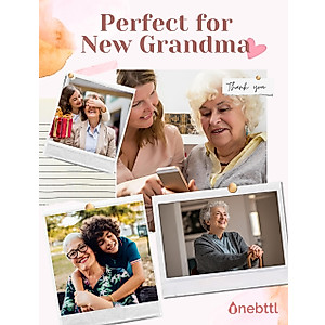 Onebttl Grandma Gifts, Insulated Stainless Steel Wine Tumbler with Lid and Straw, Gifts for New Grandma on Mother’s Day, 20 oz, Rose gold, Promoted from Dog Grandma to Human Grandma