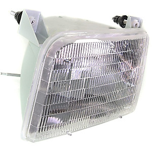 Garage-Pro Headlight Compatible with 1992-1996 Ford Bronco, Fits 1992-1997 Ford F Super Duty, Fits 1992-1996 Ford F-150, Fits 1992-1996 Ford F-250, Fits 1997 Ford F-250 HD SET