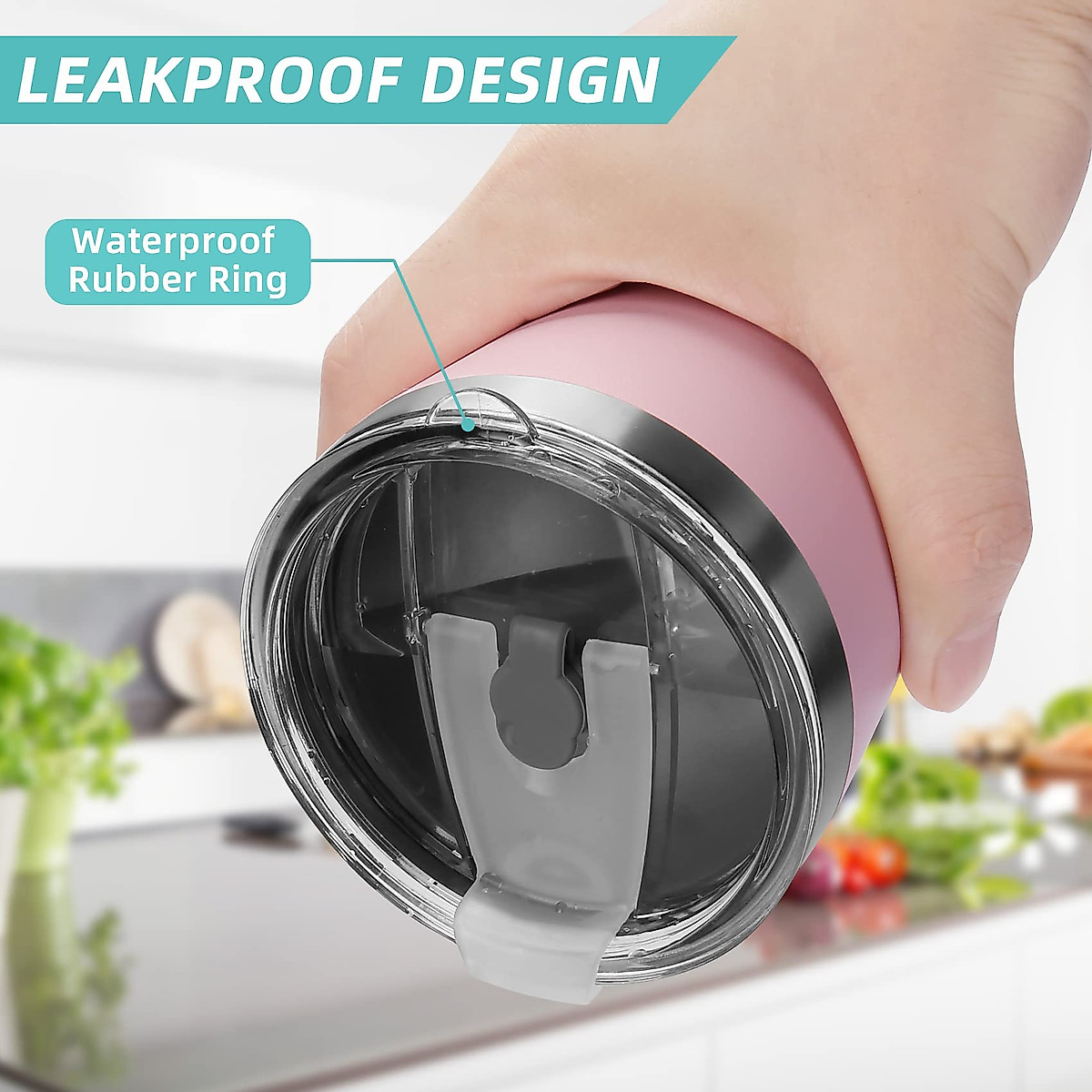 Rommeka Kids Stainless Steel Tumblers with Lids and Straws - 12oz Double Wall Spill Proof Insulated Cup, Reusable Drinking Smoothie Toddler Sippy Cups for Boys and Girls, 4 Pack