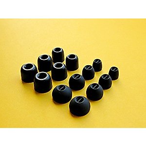 14pcs (BMF-BNSEN)- Premium Memory Foam and Round Replacement Ear Tips Compatible with Sennheiser (M2 IE) Momentum I and G, CX Sport, CX 3.00, CX 5.00, CX 6.00BT, CX 7.00BT, HD1 and HD1 Wireless