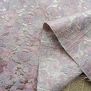 XMTXZYM 2 Meter Embossed Jacquard Yarn Dyed Fabric DIY Decorative Sewing Materials