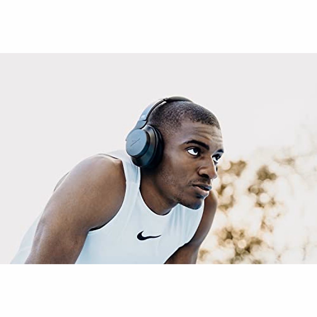 Altec Lansing Comfort Q+ Bluetooth Headphones, Active Noise Cancellation, Comfortable, Quite, Noise Cancelling Headphone, Up to 26 Hours of Playtime, 30 Ft. Wireless Range, White/Cream