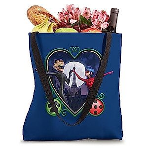 Miraculous Ladybug and Cat Noir The Movie Heart Tote Bag