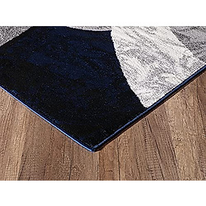 Yafa Home Fashion Modern Contemporary Swirls Design Area Rug, Luxurious, Elegant, and Fashionable Area Rug