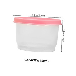 GREENADSCAPE Baby Food Storage Boxes Set of 12 Mini Containers for Baby Food Box Dishwasher Safe Color