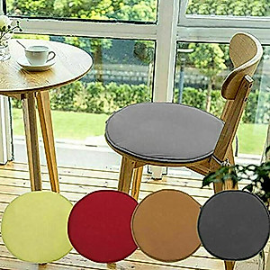 Colorful Indoor/Outdoor Chair Pads Round Seat Cushions Garden Patio Home Cushions - Diameter 28cm/10.9inch,Patio Furniture Cushion Cover,Round Seat Garden Pads
