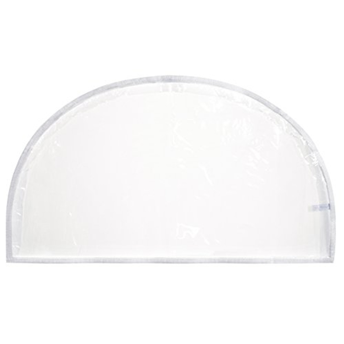 Clear Vinyl Shoulder Covers Closet Suit Protects Storage Home Decor Set of 12, 12"H x 22"W x 2"D