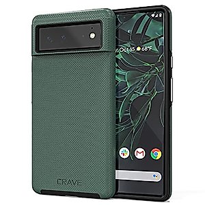 Crave Dual Guard for Google Pixel 6, Shockproof Protection Dual Layer Case for Google Pixel 6 - Shaded Spruce