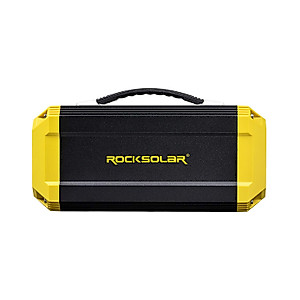 ROCKSOLAR Portable Power Station 300W Utility RS630A - 333Wh Backup Lithium Battery, Solar Generator Power Supply with AC/USB/12V DC Outlets for Camping, RV, Home, Outdoor, Emergency