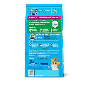 Fresh Step Non-Clumping Premium Cat Litter with Febreze Freshness, Scented, Multi, 224 Ounce (Package May Vary)
