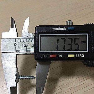 50 PSC Carbon Steel Flat Head Tapping Screw, is Not Easy to Rust, Screw 1/2 Inches Long