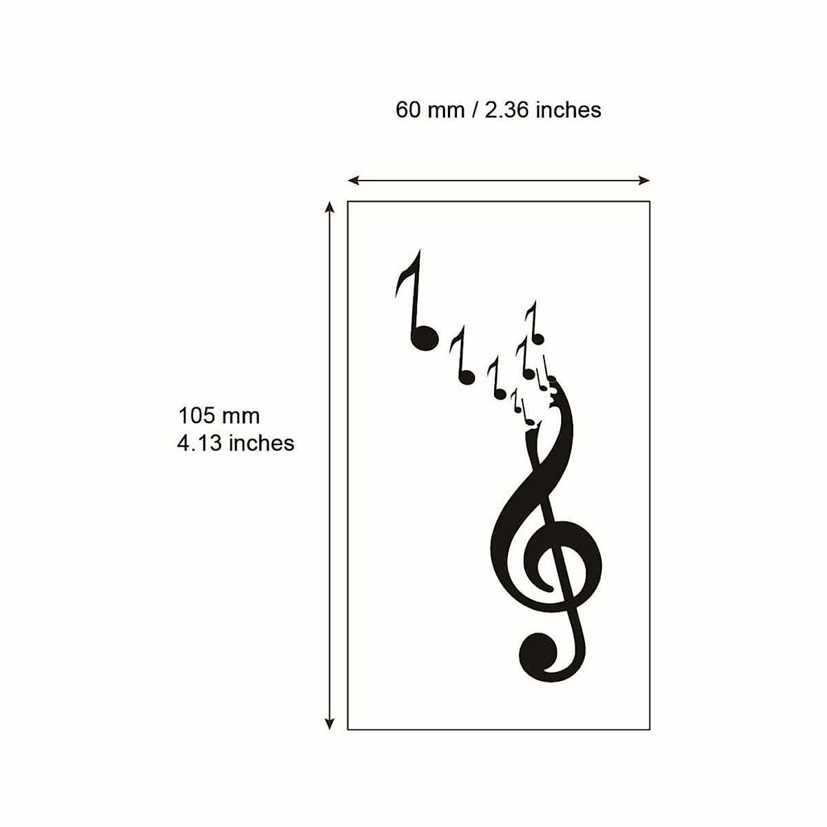 SanerLian Guitar Music Temporary Tattoo Sticker Watercolor Waterproof Adult Men Women Arm Shoulder Back Neck Body Art 10.5X6cm Set of 12 (color3)
