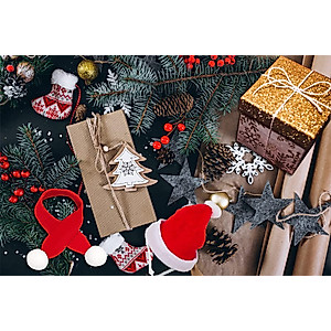 Christmas Pet Chicken Hat Scarf Set for Hens, 12 Pieces Santa Hat Cloak with Adjustable Chin Strap Cute Decorative for Duck Hens Rabbit Kitten