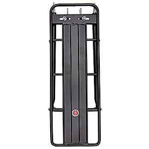 Schwinn Bike Adjustable Rear Rack, Lightweight, Can Hold Up to 26 lbs., Aluminum Alloy, Fits Most Adult Bike Frames 24 Inch - 29 Inch & 700c Wheel Sizes, Black